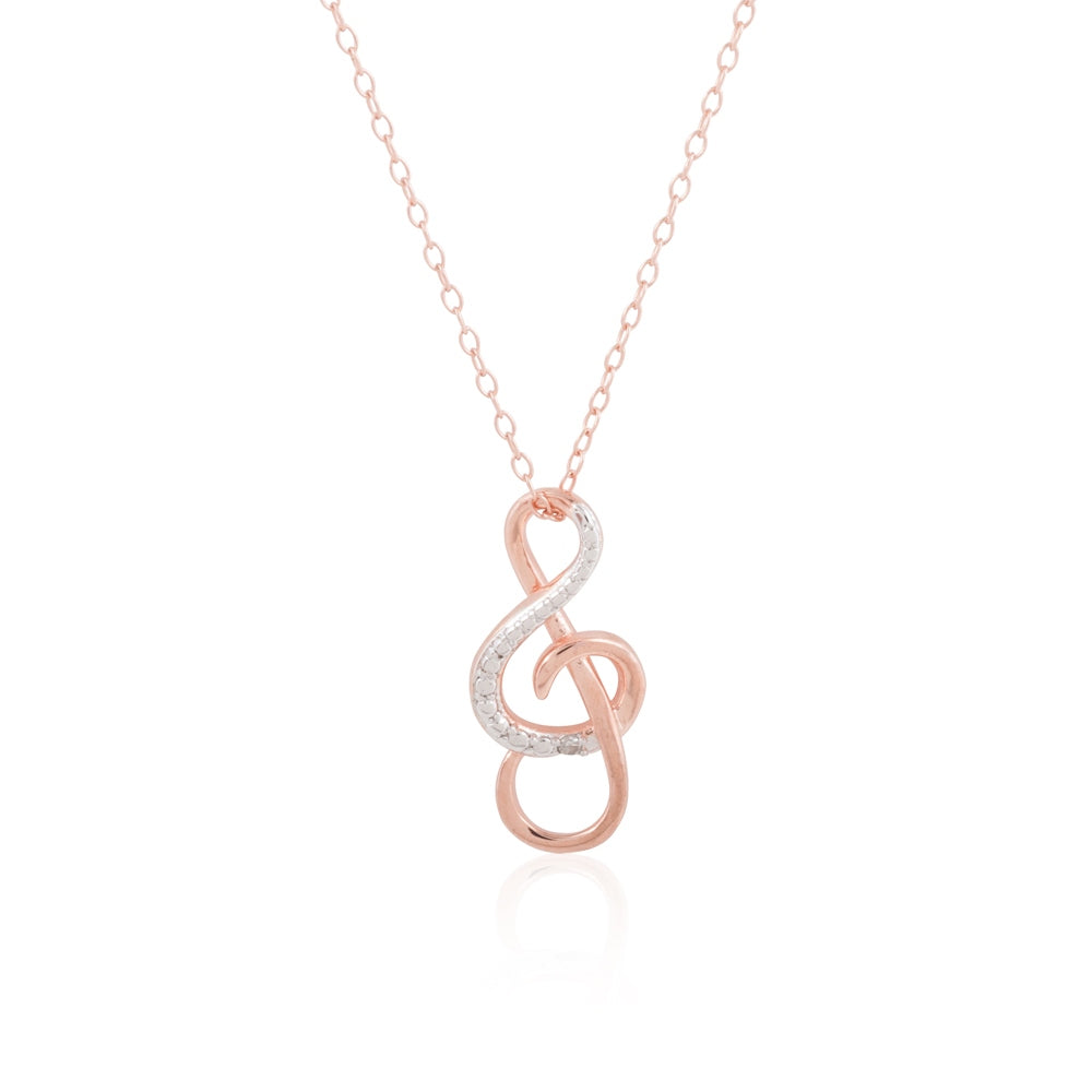 DIAMOND TREBLE CLEF NECKLACE – GARO JEWELLERS